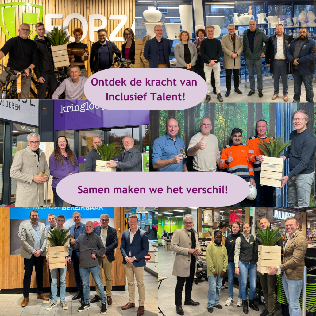 Dank aan alle bedrijven die Inclusief Groep Talententour hebben ...